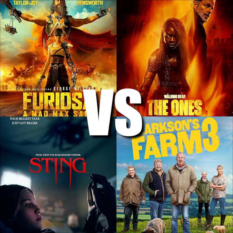 233. Furiosa : A Mad Max Saga VS The Walking Dead :The Ones who live; Sting VS Clarkson's Farm 3 ...